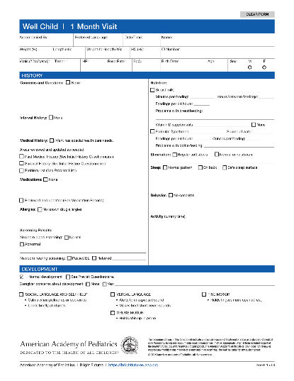 Bright Futures Toolkit Summary of Changes | Bright Futures Toolkit ...