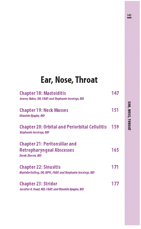Mastoiditis | Caring for the Hospitalized Child: A Handbook of ...