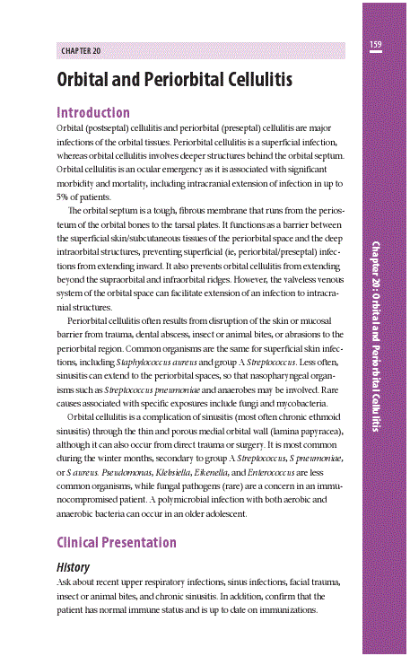 Orbital and Periorbital Cellulitis | Caring for the Hospitalized Child ...