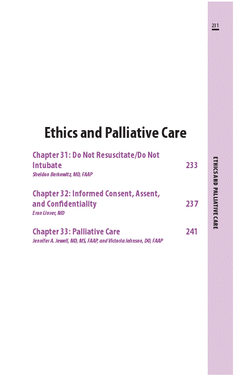 Do Not Resuscitate/Do Not Intubate | Caring for the Hospitalized Child: A Handbook of Inpatient ...