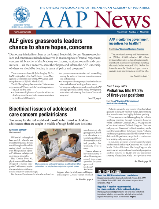 Awards recognize outstanding chapter efforts | AAP News | American ...