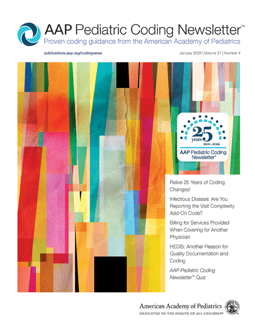 Infectious Disease: Are You Reporting the Visit Complexity Add-On Code? | AAP Pediatric Coding ...