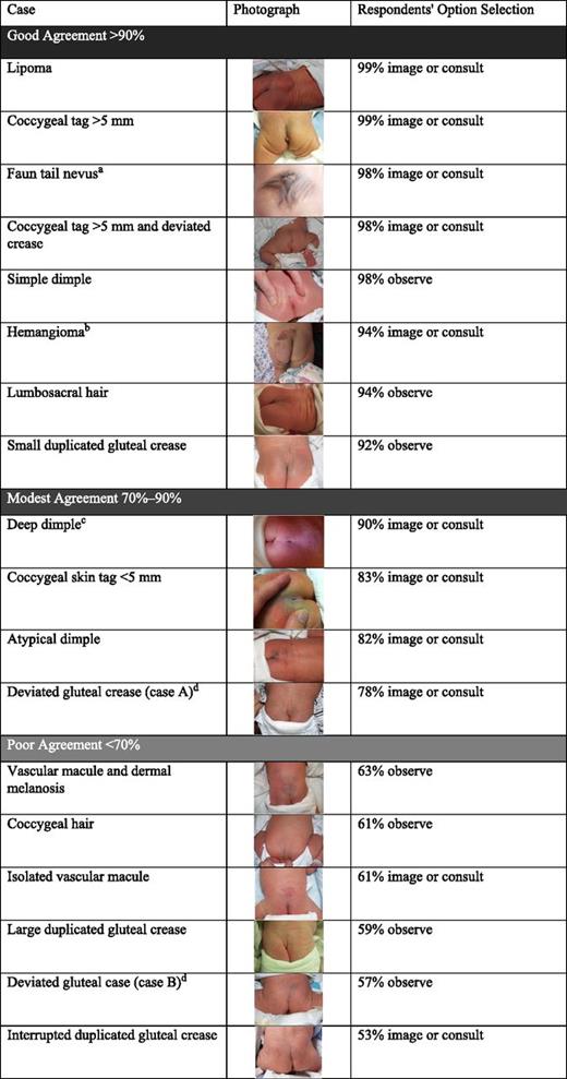 Variation in Management of Cutaneous Lumbosacral Findings in Newborns ...