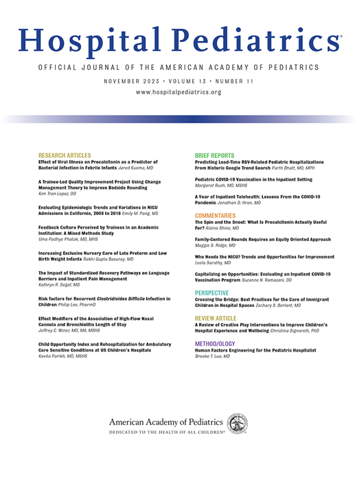 Child Opportunity Index and Rehospitalization for Ambulatory Care ...
