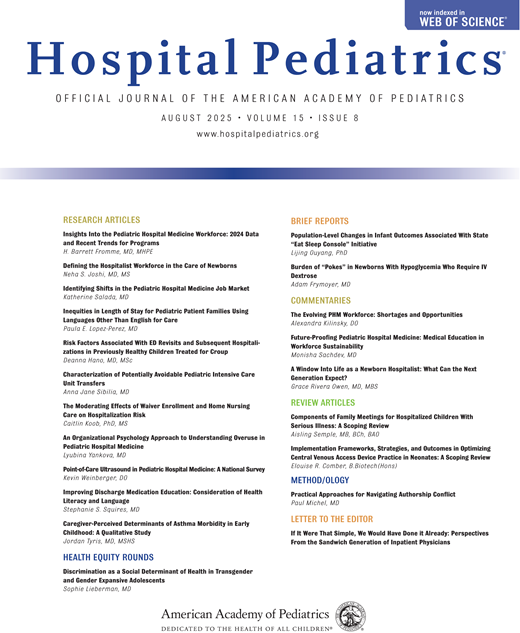 Inequities in Length of Stay for Pediatric Patient Families Using ...