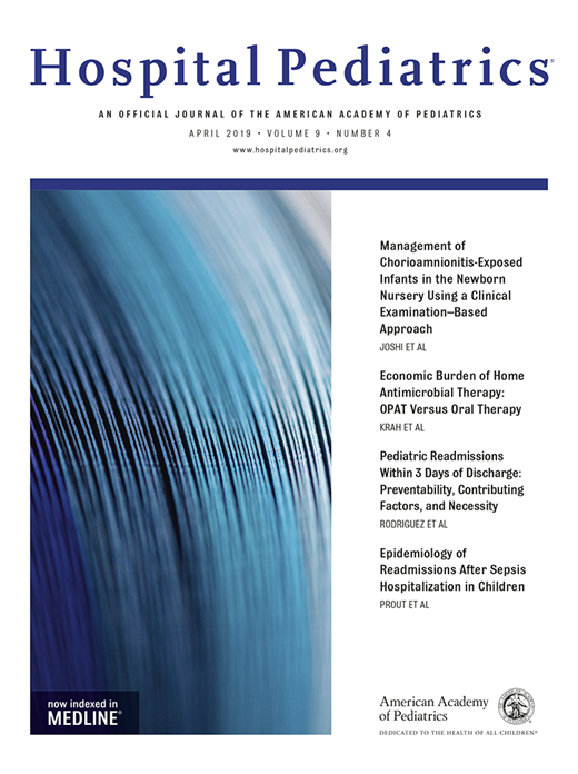 Epidemiology of Readmissions After Sepsis Hospitalization in Children ...