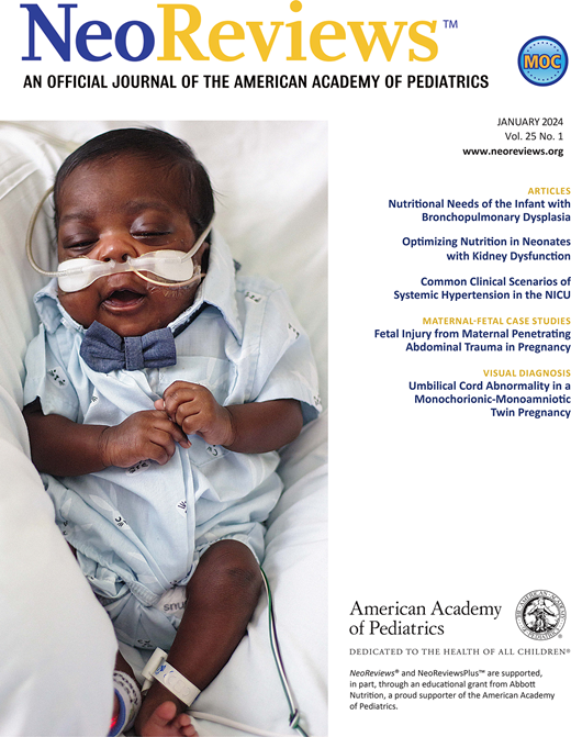 Optimizing Nutrition in Neonates with Kidney Dysfunction | NeoReviews ...