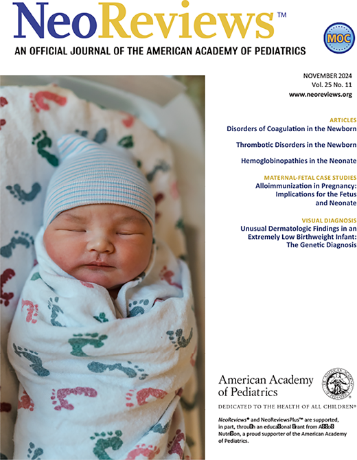 Disorders of Coagulation in the Newborn | NeoReviews | American Academy ...