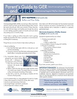 Parent's Guide to GER (Gastroesophageal Reflux) and GERD ...