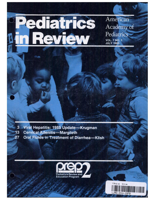 Cervical Adenitis | Pediatrics In Review | American Academy of Pediatrics